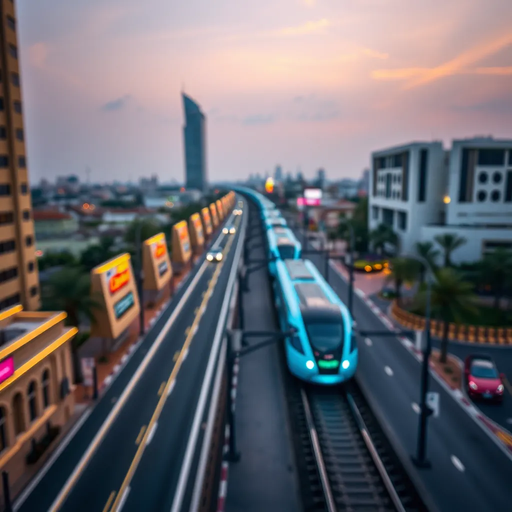 Exploring Dubai's Blue Line Metro Route and Its Impact