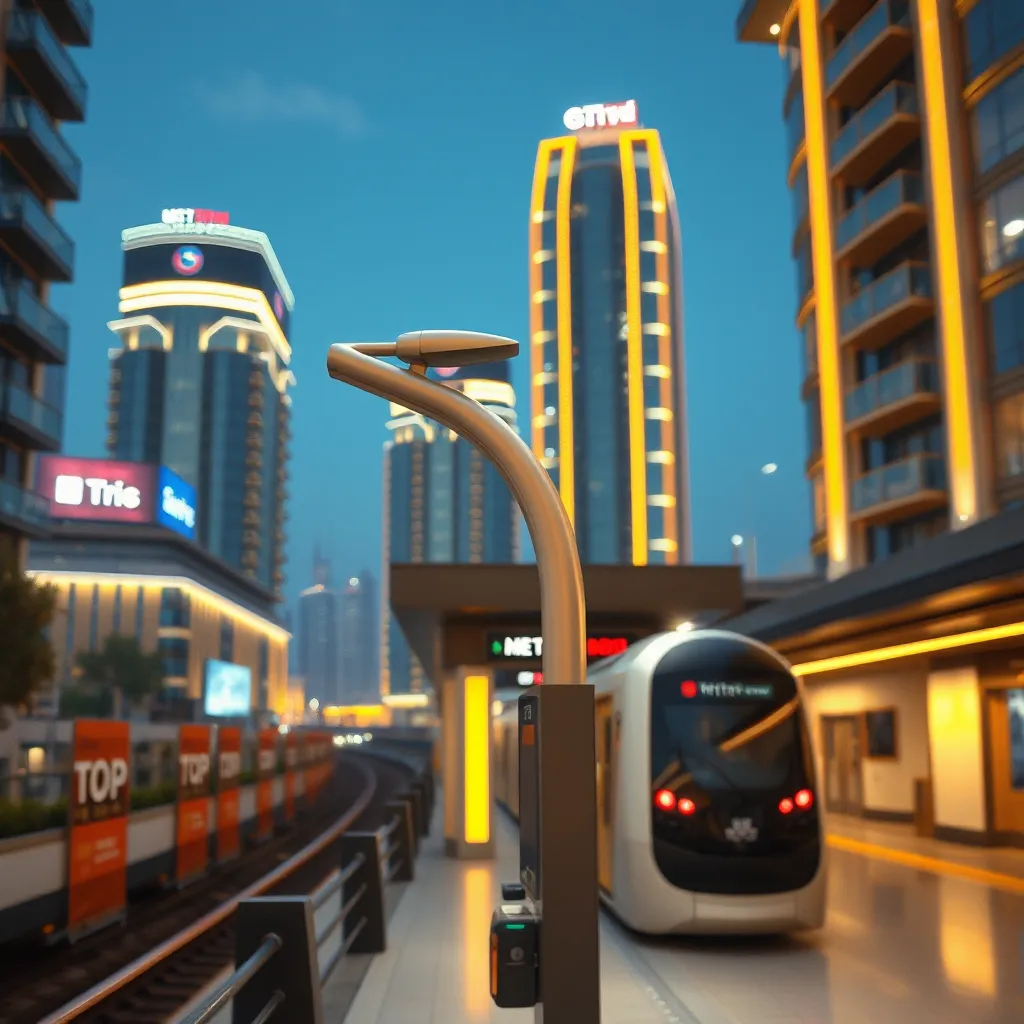 Impact of Metro Scheduling on Urban Growth in Dubai